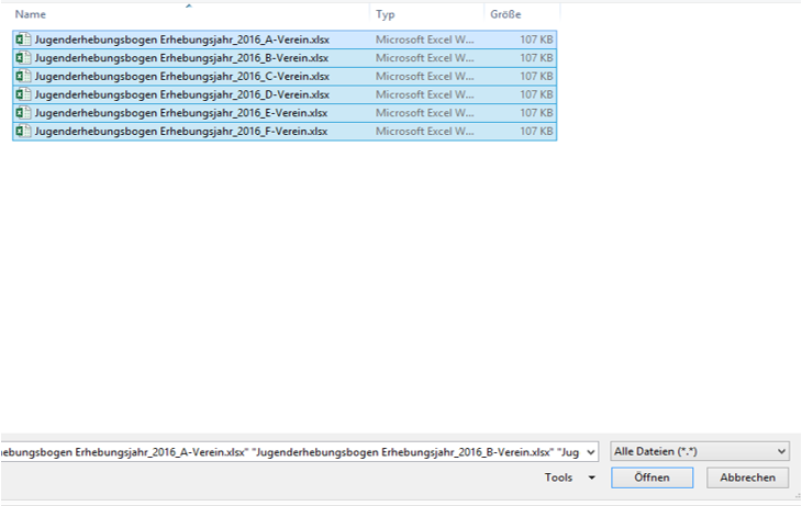 Jugenderhebungsbogen - Trachtenverband Bayern